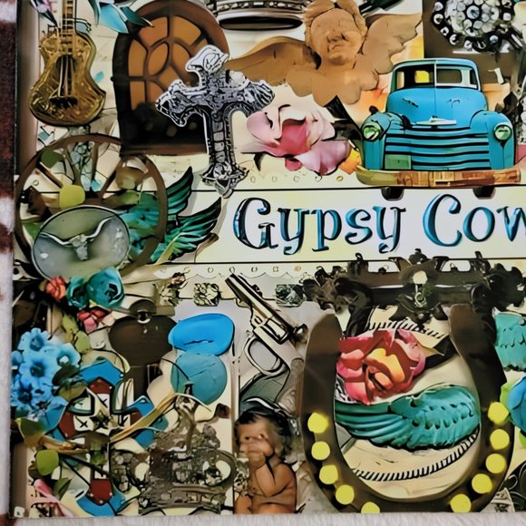 Country Grace With Alisha | Accents | Gypsy Cowgirl Western Tin Sign ...